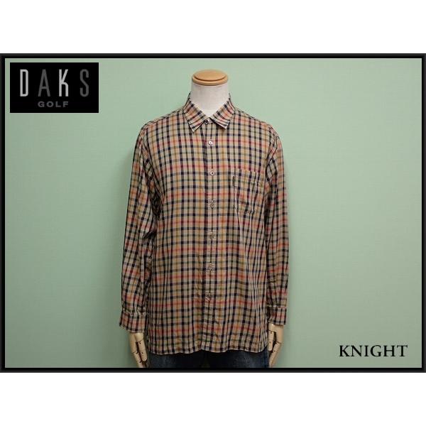 DAKS 送料無料 GOLF チェックシャツ・M ダックス/ゴルフ/24*3*5-13 : KNIGHT ヤフーショッピング店 - 通販 - Yahoo!ショッピング