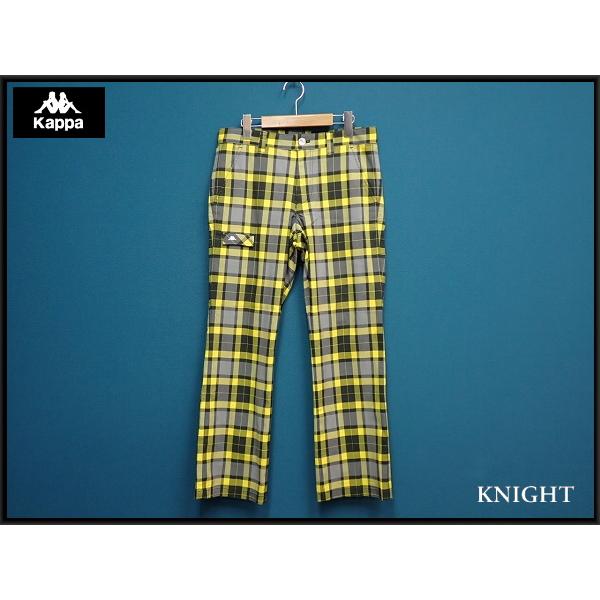 Kappa GOLF チェック柄 ストレッチパンツ・79 カッパゴルフ/黄グレー/22*10*4-11 : KNIGHT ヤフーショッピング店 ...
