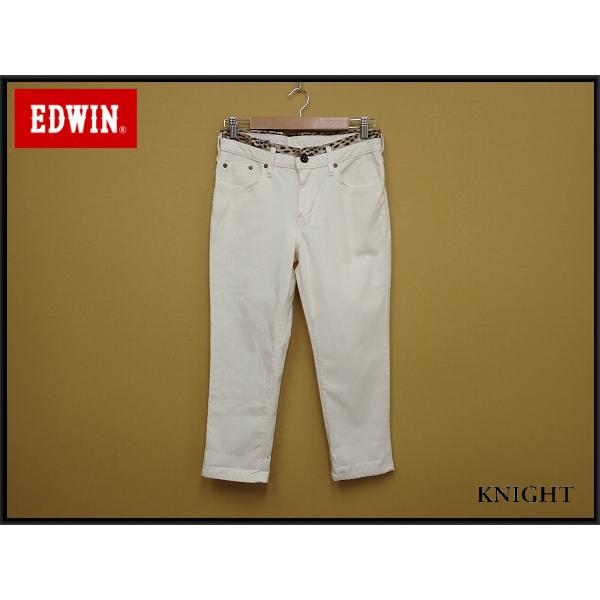EDWIN Jerseys クロップド ホワイトジーンズ・S エドウィン ジャージーズ/ストレッチ/ER732/白/24*3*3-12 : sc-24-3-5 : KNIGHT ヤフー ...