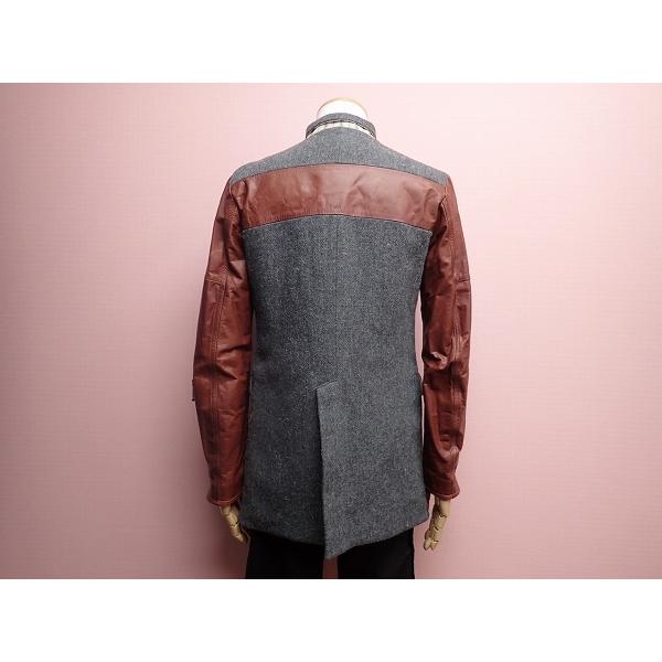 WILLIAM WALL レザー使いジャケット・2 ウィリアムウォール/ビルウォール/日本製/@A1/23*1*4-32 :SH-23-1 ...