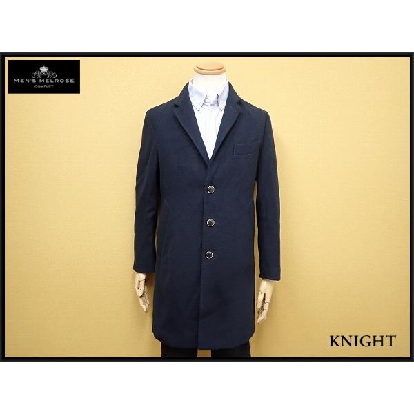 MEN'S MELROSE チェスターコート・3 メンズメルローズ/ビジネス/紺/23*2*4-8 : KNIGHT ヤフーショッピング店 - 通販 - Yahoo!ショッピング