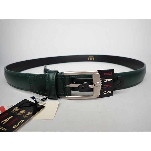 DAKS レザーベルト・〜100cm★ダックス/緑 グリーン/本革/メンズ/25*3*2-2 : KNIGHT ヤフーショッピング店 - 通販 - Yahoo!ショッピング