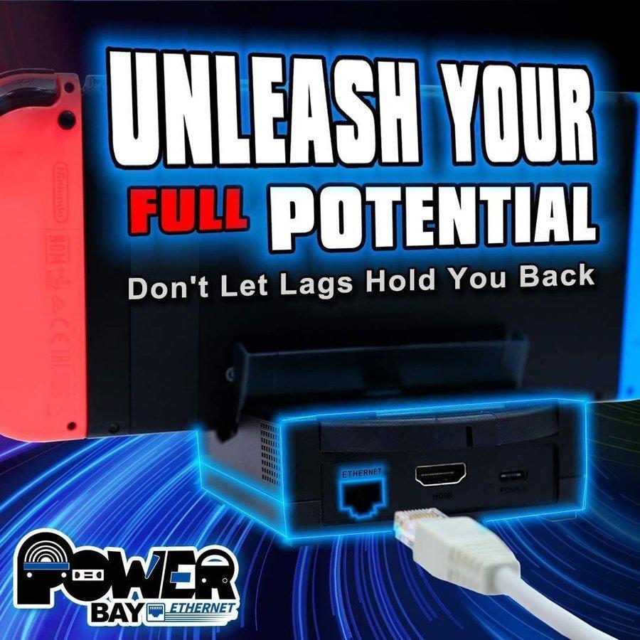 Brook Power Bay Ethernet Switch ドック スイッチ用 GCコントローラー対応 TVモード/テーブルモード切り替え ...