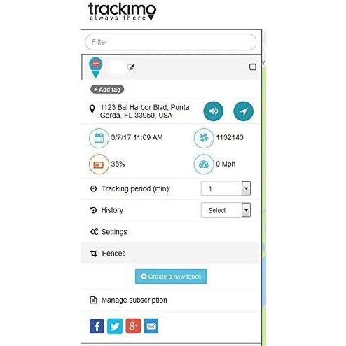 【365日通信費込み】 Trackimo トラッキモ TRKM010 GPSトラッカー GPS 発信機 発信器 追跡 リアルタイム ロケーター アラート機能 : k-havens - 通販 ...
