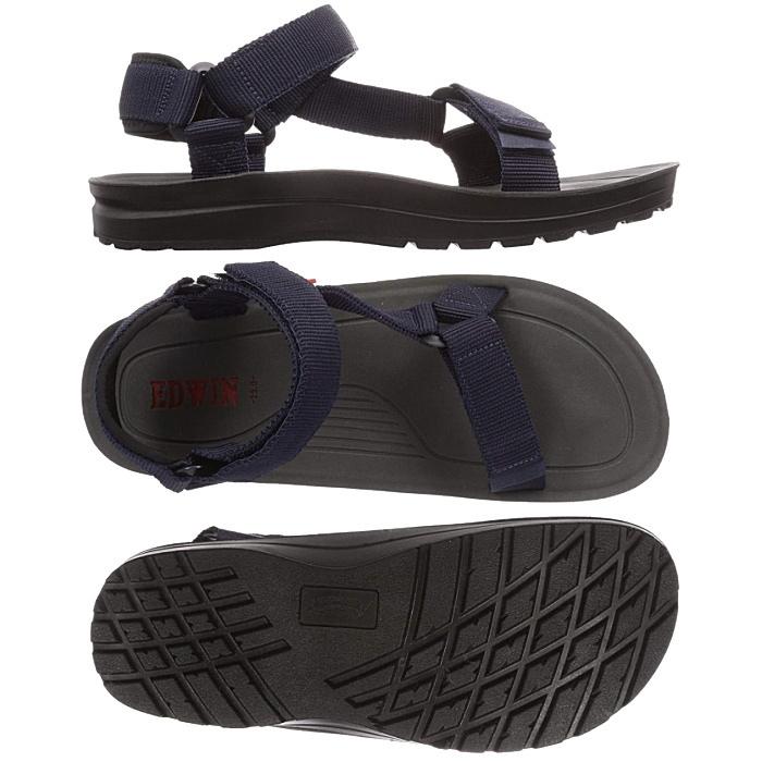 EDWIN エドウィン メンズ サンダル カジュアル スポーツサンダル コンフォートサンダル プレゼント 父の日 EW5100 : 靴のリード - 通販 - Yahoo!ショッピング