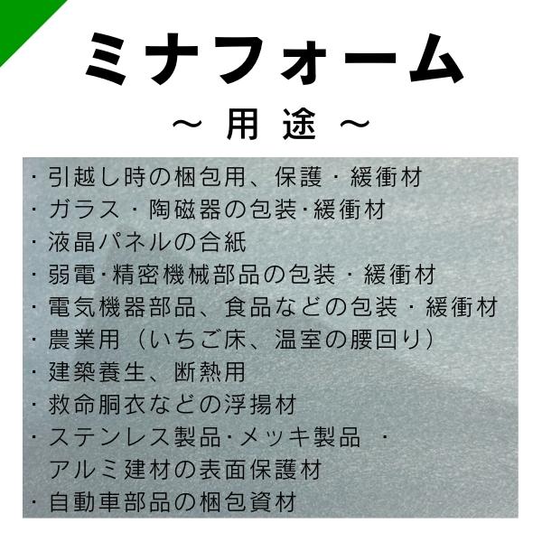 ミナフォーム ロール #210B(ブルー) 厚さ1mm×400mm×300M 3巻 酒井化学 緩衝材 梱包材 （ ミラマット ライトロン ） 送料無料 : 梱包資材のK-MART - 通販 ...