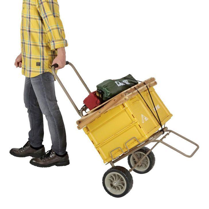 パール金属 キャプテンスタッグ トーランド FDコンテナ用キャリー カーキ UL-1048 CAPTAIN STAG アウトドア キャンプ レジャー キャリーカート 荷物 ...