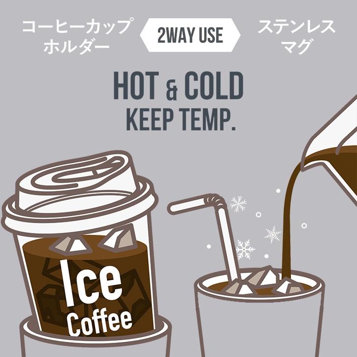 cbj シービージャパン GO MUG M ライトグレー 保温保冷 カップホルダー コンビニコーヒー かわいい タンブラー 家飲み コーヒーマグ : 4573306869511 : 暮らしの杜 ...