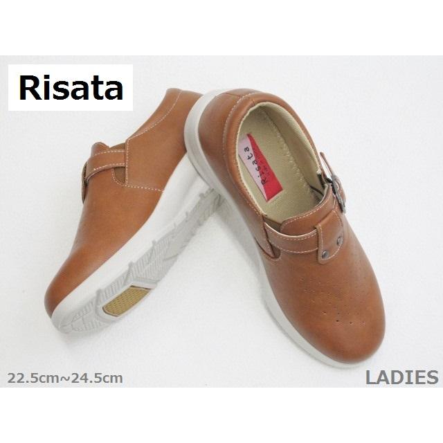 SALE / Risata リサータ 7284 軽量 ベルト付き 幅広 スリッポン カジュアル Laシューズ CM 22.5cm〜24.5cm ＜27%OFF＞ : くつやさんK-POINT ...