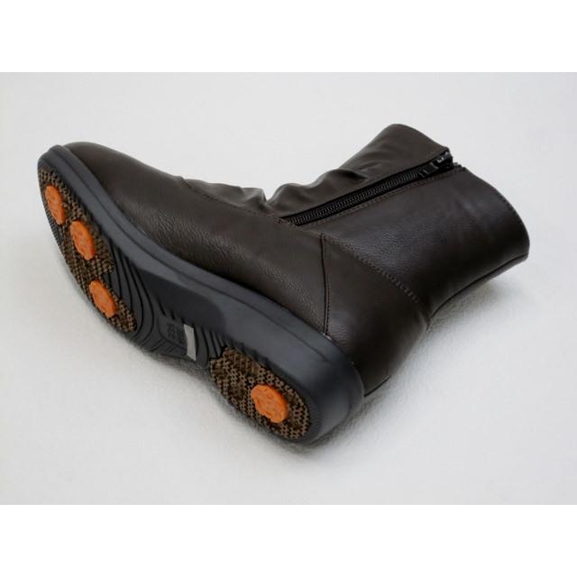 SALE / R-PREMIUM 2878 防水 ふわふわ 両サイドファスナー ゆったり Laブーツ DBR 22.5cm〜25.0cm＜20%OFF＞ : くつやさんK-POINT - 通販 ...