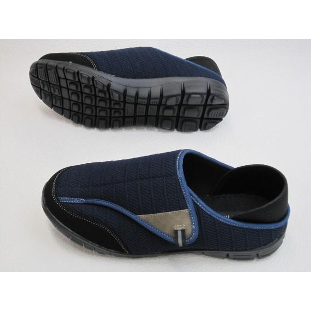 M-THREE エムスリー 2076 2WAY ゆったり マジック 軽量 マジックベルト Meシューズ NV黒 25.0cm〜27.0cm（M/L表示展開） : くつやさんK-POINT ...