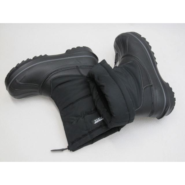 SALE / DUNLOP ダンロップ 0808 前ファスナー 2WAY 撥水 防水 耐滑ソール Meスノーブーツ 黒 25.0cm〜28.0cm（M/L表示展開）＜21％OFF ...