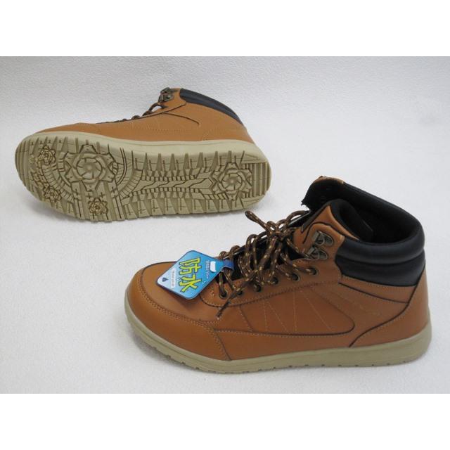 SALE / GReeN FACTORY グリーンファクトリー GF6-074 防水 2E ハイカット 防滑 シンプル Meシューズ LBR 25.0cm〜28.0cm＜51%OFF＞ : く ...