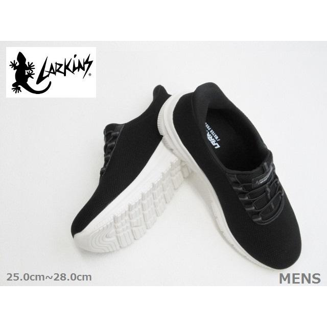 LARKINS SALE / ラーキンス L-203 防水 スリッポン 超軽量 かっこいい Meスニーカー 黒 25.0cm〜28.0cm＜25％OFF＞ : くつやさんK-POINT ...