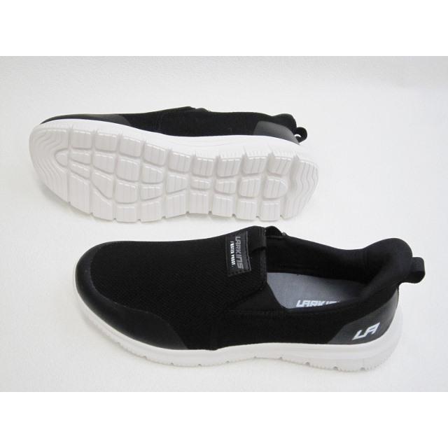 SALE / LARKINS ラーキンス L-204 防水 スリッポン 超軽量 かっこいい Meスニーカー 黒 25.0cm〜28.0cm＜25％OFF＞ : 28204607 : くつやさん ...