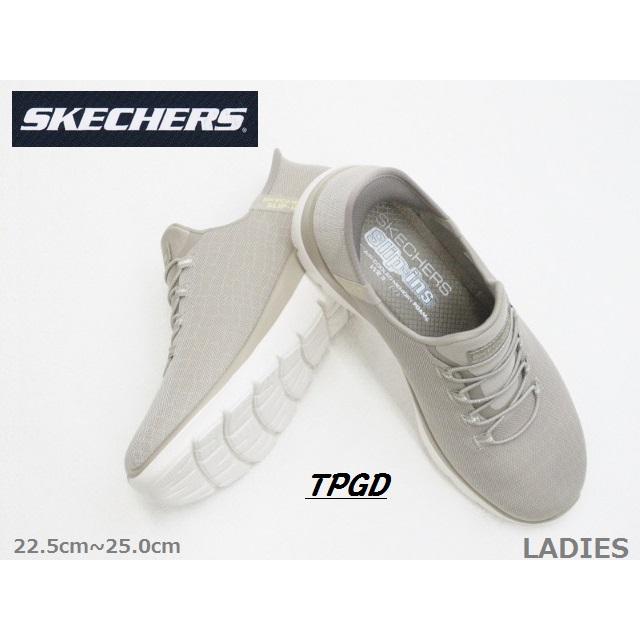 SKECHERS スケッチャーズ 150128 サミッツクラシーナイト 4E スリップインズ 低反発 Laスニーカー TP/GD 22.5cm ...