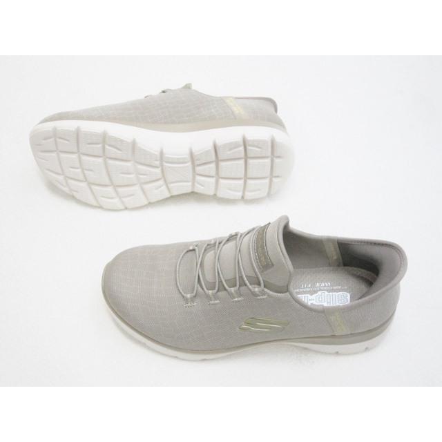 SKECHERS スケッチャーズ 150128 サミッツクラシーナイト 4E スリップインズ 低反発 Laスニーカー TP/GD 22.5cm ...