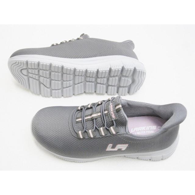 LARKINS SALE / ラーキンス L-303 防水 ラクラク 超軽量 スリッポン Laスニーカー GR/PK 23.0cm〜24.5cm＜25％OFF＞ : くつやさんK-POINT ...