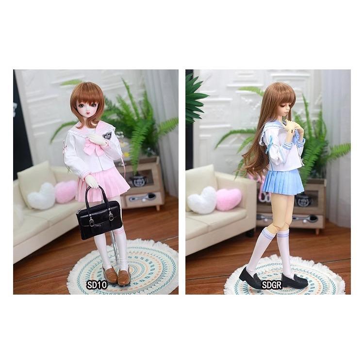 AirCastle 1/3ドール DD ドール服 セット 制服 学生 セーラー服 パステルカラー [AirCastle-3-C25] : スウィミー - 通販 - Yahoo!ショッピング