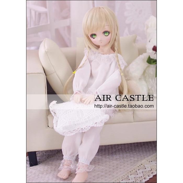 AirCastle 1/4ドール MDD ドール服 セット ナイトウェア パジャマ レース 白 [AirCastle-4-C17] : スウィ ...