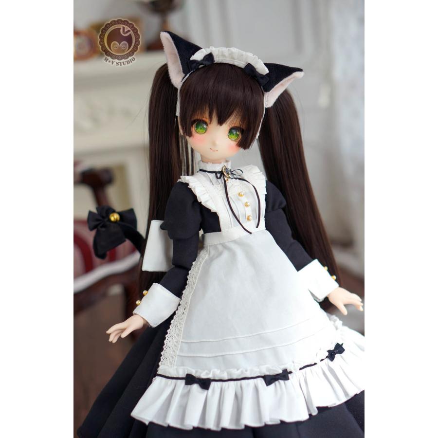 M+V STUDIO 1/4ドール MDD セット メイド服 猫耳 ロングスカート M+V STUDIO 1/4ドール MDD セット メイド服 猫耳 ロングスカート