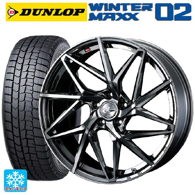 WINTER MAXX 02 スバル レヴォーグ(VN系)用 225/45R18 91Q ダンロップ ウィンターマックス 02(WM02) レオニス ITスタッドレスタイヤホイール : コニシ ...