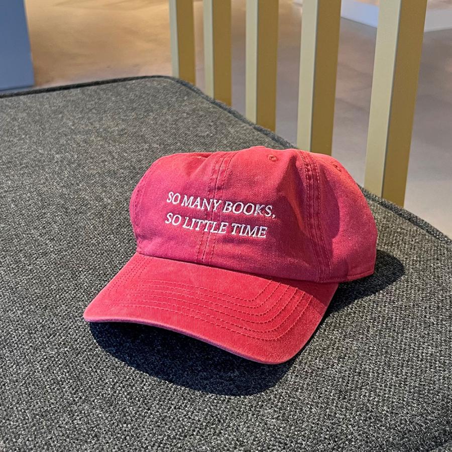 SO MANY BOOKS , LITTLE TIME EMB CAP (RED/ROYAL BLUE) : 京都 蔦屋書店 - 通販 - Yahoo!ショッピング