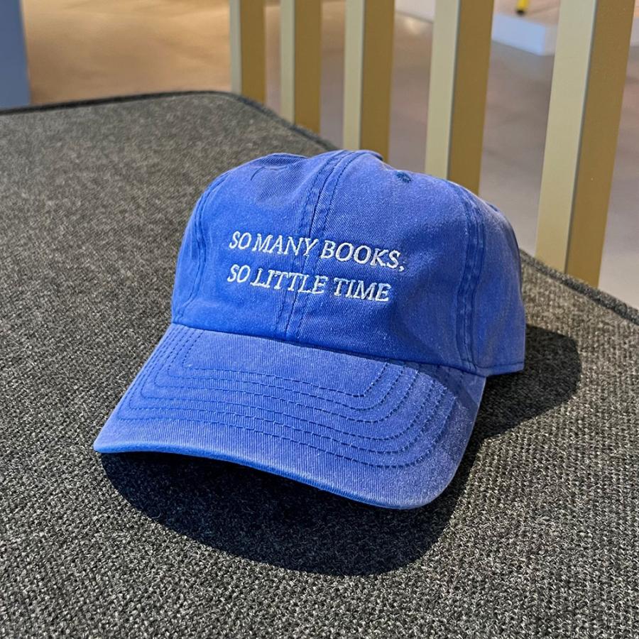 SO MANY BOOKS , LITTLE TIME EMB CAP (RED/ROYAL BLUE) : 京都 蔦屋書店 - 通販 - Yahoo!ショッピング