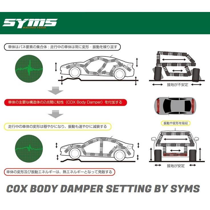 SYMS 【シムス】コックス COX ボディダンパー WRX STI VAB A- / S4 VAG 品番:Y0200VA001 : K-WORKS-2 - 通販 - Yahoo!ショッピング