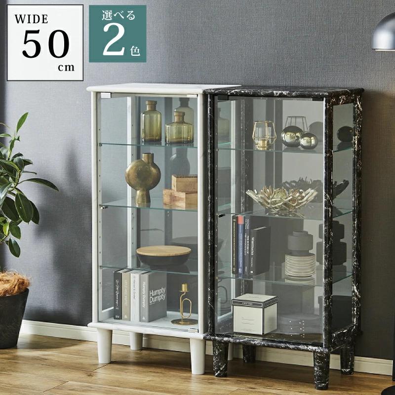 完成品 コレクションボード 幅50cm 高さ115cm ディスプレイラック キュリオケース 飾り棚 ブラック ホワイト : ocb-2202p-yk50 : KAaGU.com - 通販 ...