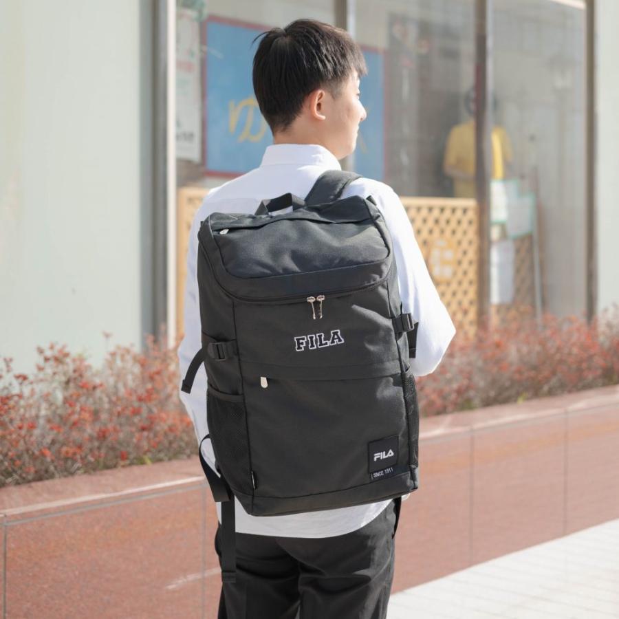 FILA フィラ リュック 30L B4 ボックス型 大容量 レトロ 男子 女子 メンズ レディース 中学生 高校生 女子高生 リュックサック スクールリュック : カバン専門店 ...