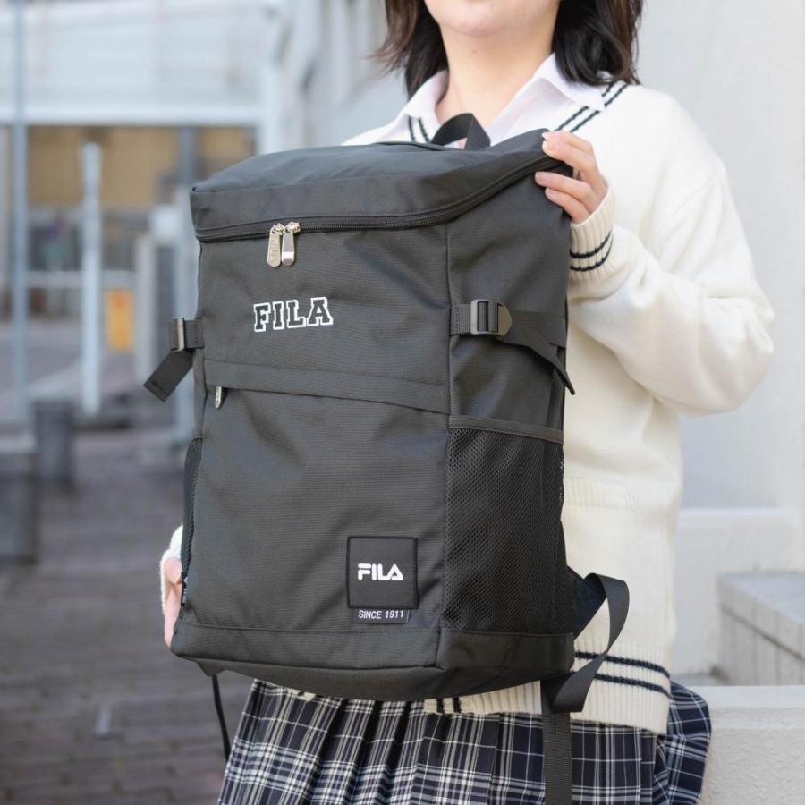 FILA フィラ リュック 30L B4 ボックス型 大容量 レトロ 男子 女子 メンズ レディース 中学生 高校生 女子高生 リュックサック スクールリュック : カバン専門店 ...