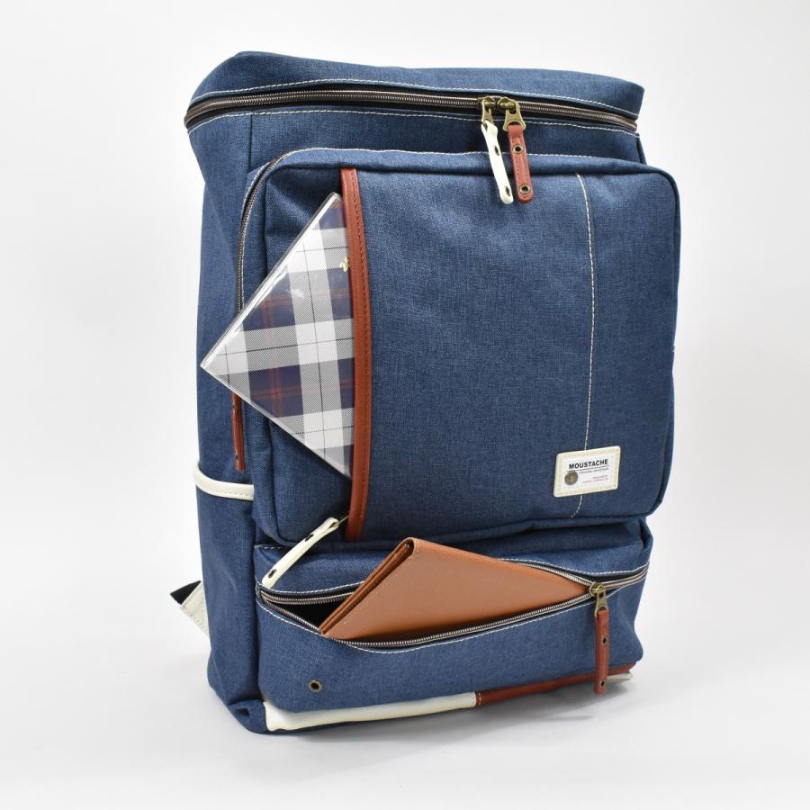 MOUSTACHE（ムスタッシュ） リュック メンズ 33L B4 YUQ4775 ボックス