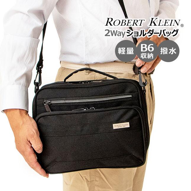 ショルダーバッグ メンズ 斜めがけ 横 2way 軽量 コンパクト B6 撥水 多機能 40代 50代 60代 08707 ROBERT ...