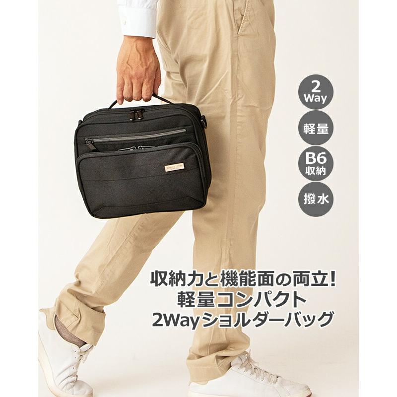 ショルダーバッグ メンズ 斜めがけ 横 2way 軽量 コンパクト B6 撥水 多機能 40代 50代 60代 08707 ROBERT ...