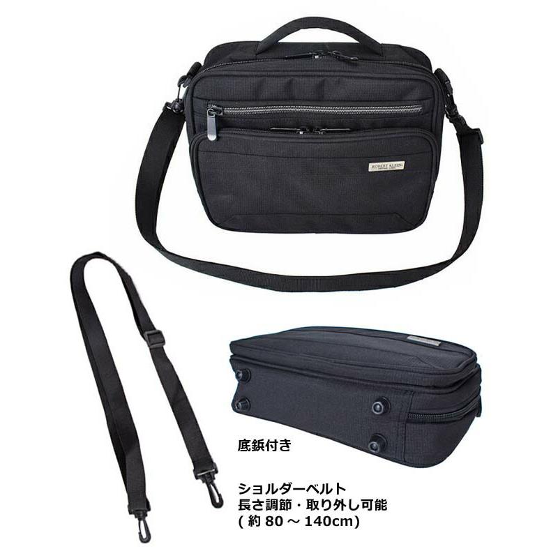 ショルダーバッグ メンズ 斜めがけ 横 2way 軽量 コンパクト B6 撥水 多機能 40代 50代 60代 08707 ROBERT ...