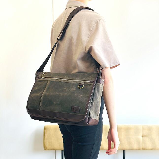 Lee（リー） ショルダーバッグ メンズ 斜めがけ crash フラップ
