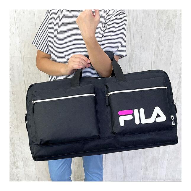 ボストンバッグ 修学旅行 高校生 fimb-0402 FILA フィラ トラベルボストン 50L キッズ ジュニア ティーンズ 学生 おすすめ メンズ レディース 3泊 4泊 大容量 ...