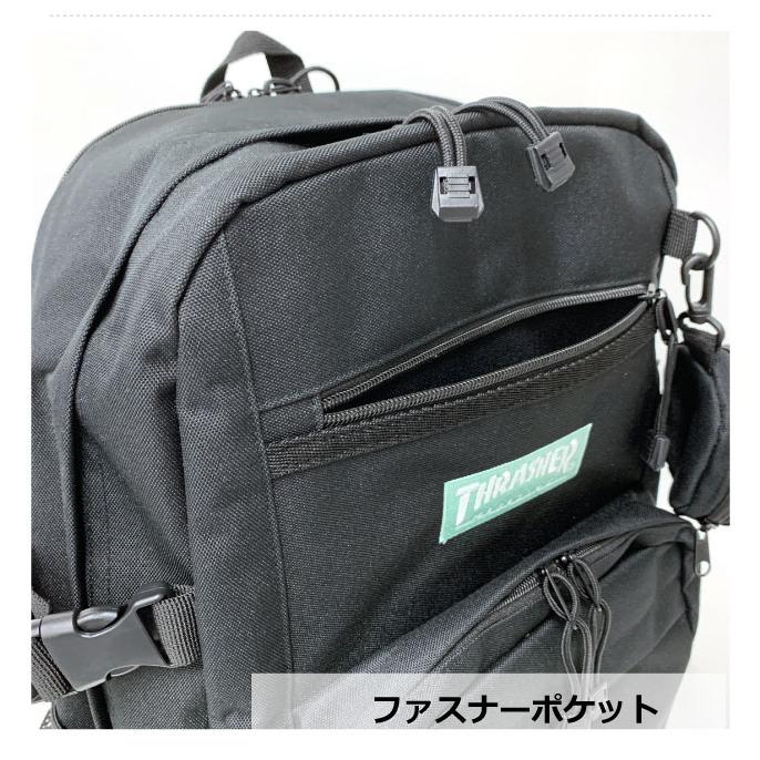 THRASHER リュック 通学 男子 スラッシャー カラーネーム 2層リュック 35L ミニポーチ付き thb-0031 : かばんmart - 通販 - Yahoo!ショッピング