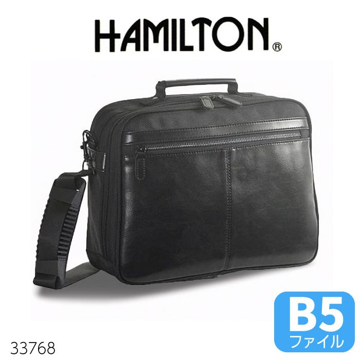 HAMILTON 斜めがけバッグ メンズ ショルダーバック 斜め掛け バッグ 黒 B5 通勤 父の日 敬老の日 ハミルトン 横型 2way ...