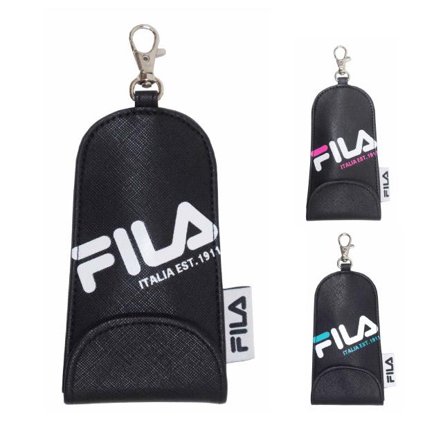 FILA（フィラ） キーケース リール 子供用 男の子 ランドセル用 伸びる 鍵入れ 防犯カバー 紛失防止 鍵ケース 女の子 ユニオンロゴ ...