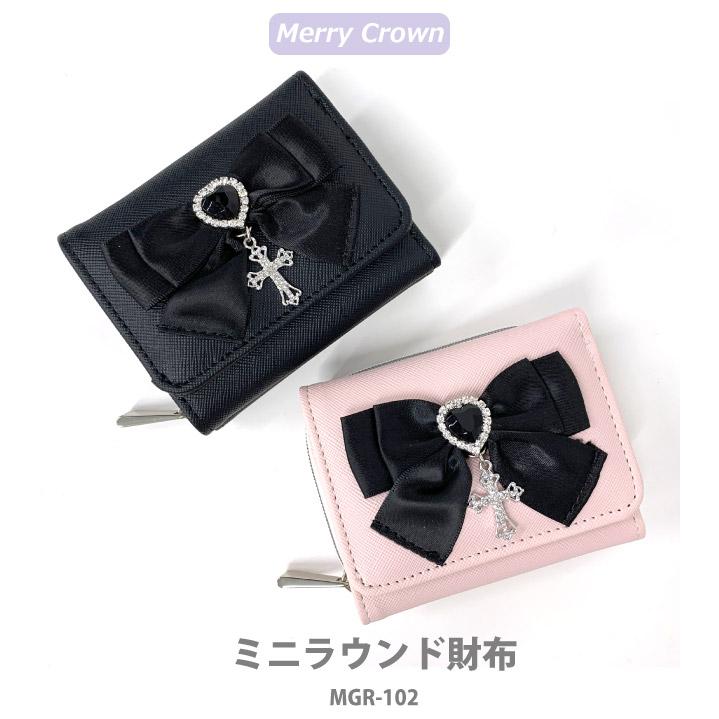 財布 キッズ 女子 お財布 コンパクト おしゃれ ミニ財布 小さめ さいふ 小学校 中学 リボン 地雷クロス ミニラウンド財布 mgr-102 : かばんや - 通販 - Yahoo!ショッピング