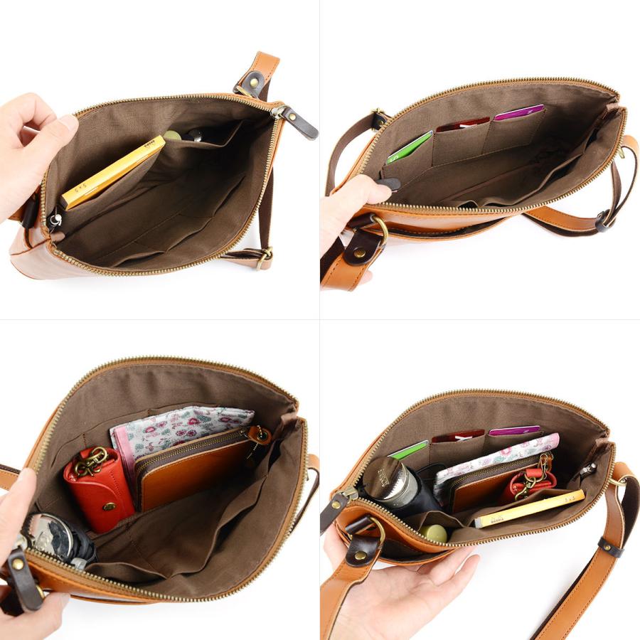 ショルダーバッグ 大 サコッシュ スマホ ミニショルダー 薄型