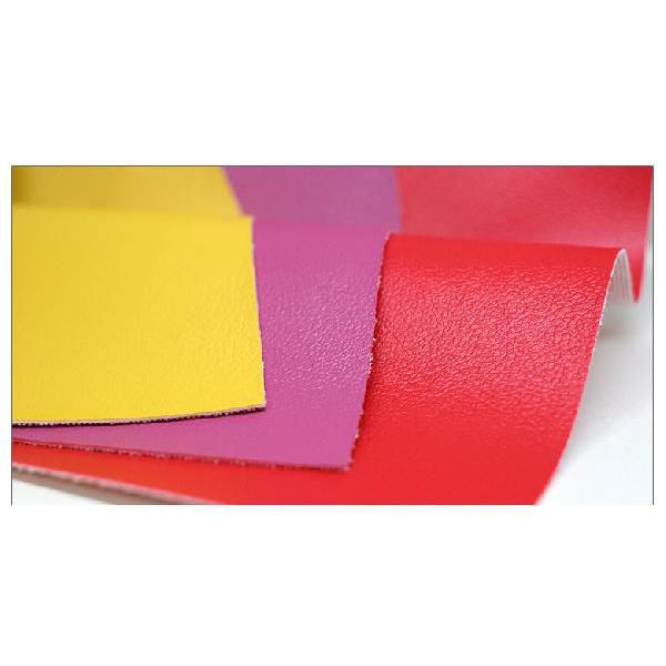 椅子生地 椅子張り生地 合皮 生地 レザー シンコール オールマイティー 赤色 ピンク オレンジ 黄色 紫色 茶色 L-8676〜L-8753 ...