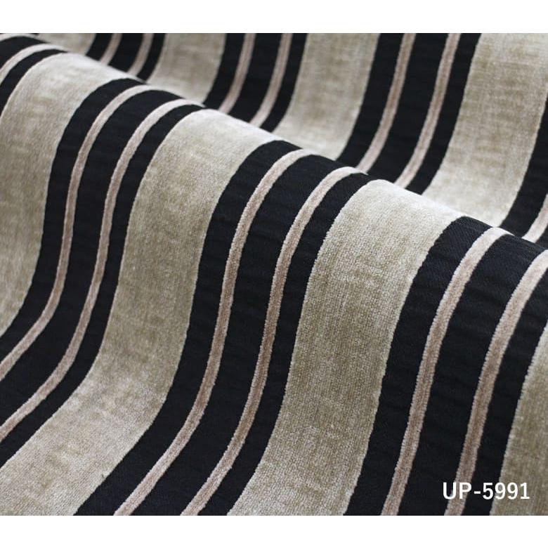 サンゲツ 【サンプル】サンゲツ 椅子生地 ファブリック 布生地 ボーダー柄 モノトーン ナイルリバー ブラック モダン ホテルライク スモーキーカラー シックモダン UP5991 : DIY ...