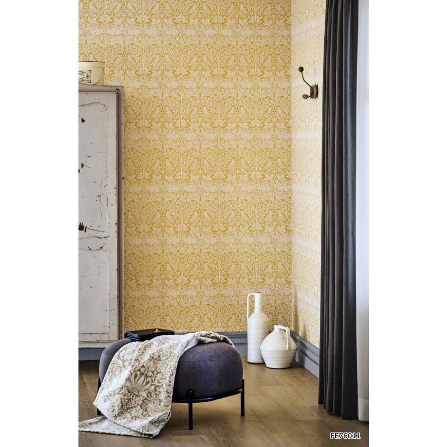 サンゲツ 【＊送料無料(わEX便)】のりなし壁紙 ファイン 2023-2026 ウィリアムモリス ブラザー ラビット FE76010 ...