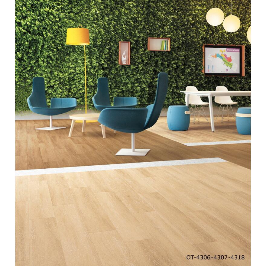 サンゲツ 【送料無料】【わEX対応】 OTタイル vol.10 置敷き帯電防止ビニル床フロアタイル 4mm厚 チョークドオーク OT-4306 OT-4307 【1ケース単位での販売 ...