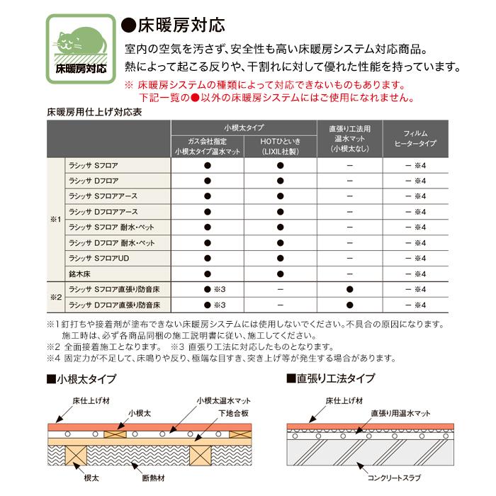 フローリング材 LIXIL ラシッサSフロア 木目タイプ 151 NF-2B (床暖房対応) 1坪*WW-NF2B01-MAFF/DD-NF2B01-MAFF :lixil0001 ...
