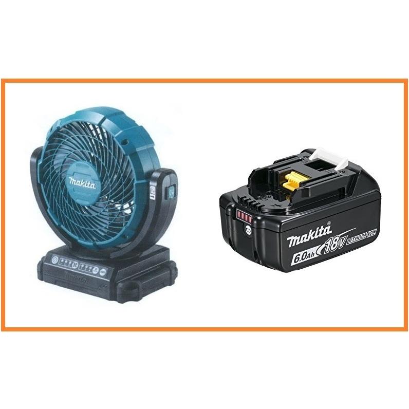 マキタ 14.4V/18V対応 充電式ファン CF102DZ+BL1860B[6.0Ah]【首振り機能付】(本体+バッテリ) 安心のマキタ純正/新品/未使用 : kabutechno - 通販 ...