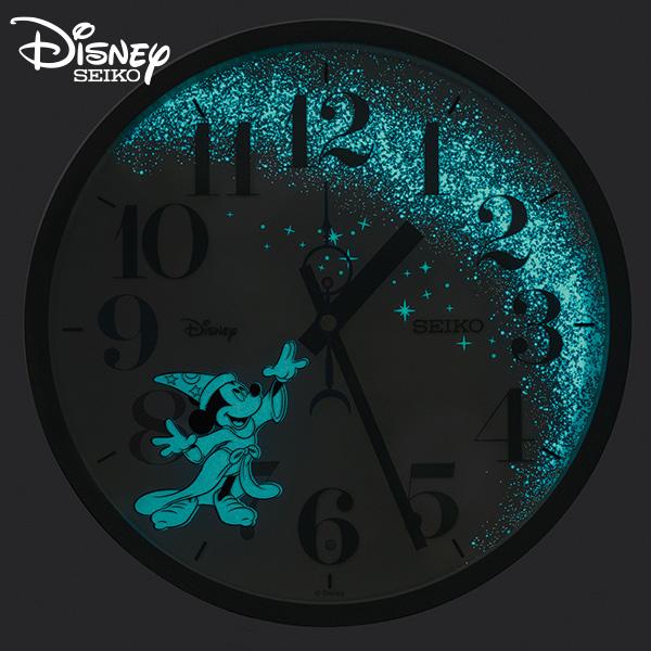 Disney ディズニー ファンタジア 電波 掛 時計 FS514B セイコー SEIKO ディズニータイム ミッキー スイープ おやすみ秒針 ...